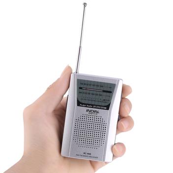 Rádio portátil ciciglow Small FM/AM World Receiver com alto-falante ...