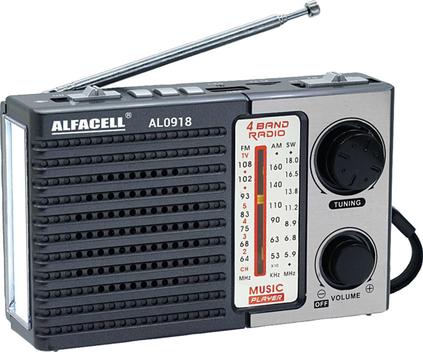 Radio Portátil FM AM Alfacell AL0918 - Rádio Portátil - Magazine Luiza
