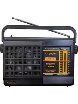 Rádio Portátil Motobras RM-PFT22AC 2 Faixas Preto - Rádio Portátil ...