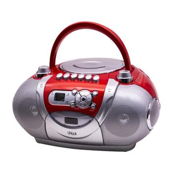 Rádio Toca Cd Portatil Gravador Cd Cassete Am Fm - Spica - Rádio ...