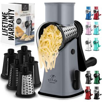 Ralador de Queijo Zulay Kitchen - 5 Lâminas com Base de Sucção ...