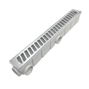 Ralo Aluminio com Cocho de Plastico Branco 6cmx 50cm - Ficone & Reis ...