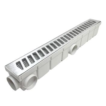 Ralo Aluminio com Cocho de Plastico Branco 6cmx 50cm - Ficone & Reis ...