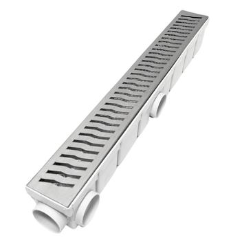 Ralo Linear Inox 6x50 Raio com Tela Coletor Branco Sequencial - Ficone ...