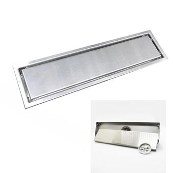 Ralo Linear Oculto Inox 20cm Invisivel Banheiro Lavabo Anti Odor Anti ...