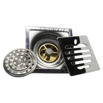 Ralos Inteligentes Anti Odor Insetos Kit 3 Aço Inox Banheiro 10X10 Maça ...