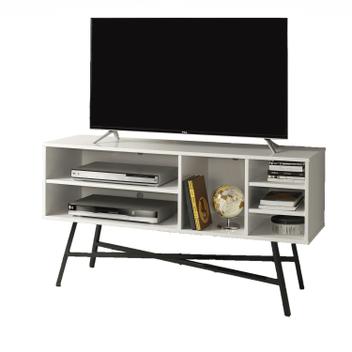 Raque para Sala em Madeira e Ferro Design Moderno Casa - Colomi - Rack ...