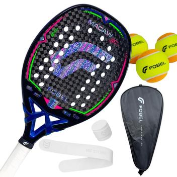 Raquete de Beach Tennis FOBEL MACAW 2026 GUSTAVO RUSSO - Raquete de ...