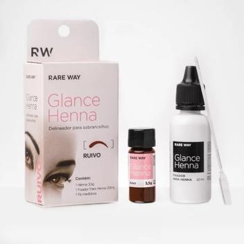 Rare way glance henna ruivo 3,5g - Tinta e Henna para Sobrancelhas ...