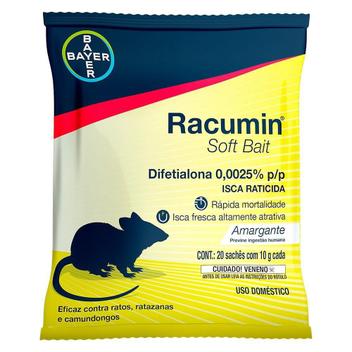 Raticida Racumin Bayer Soft Bait Isca Alta Atratividade Uso Doméstico ...
