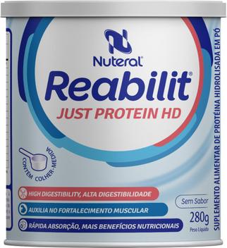 Reabilit just protein hd 100% whey protein hidrolisado - Nuteral - Whey ...