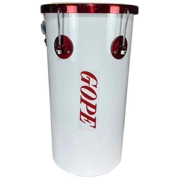 Rebolo Gope Alumínio 45Cm X 10 Conico Pele Animal Branco E - Bateria e ...