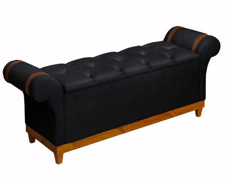 Recamier Baú Banco Divã Luxo Atenas 1,50m Para Quarto E Sala Moderno ...