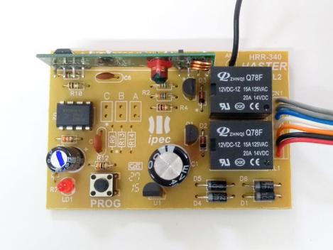 Receptor de Sinal 433mhz Duplo Custom Ipec Code Learn - Receptor ...