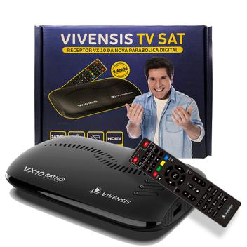 Receptor de TV Digital Vivensis, Full HD, Smart Via Satelite, VX10 ...