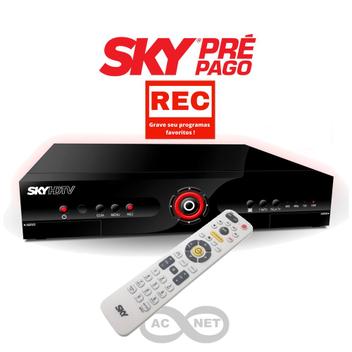 Receptor HD SKY PRE PAGO com recurso de Gravação DE 400 horas ...