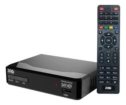 Receptor Tv Digital Sat Hd Proeletronic Controle Inteligente - Receptor ...