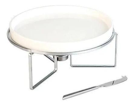 Rechaud Para Queijo Brie Ø27,8 X A11,5cm Inox Fracalanza - Rechaud ...