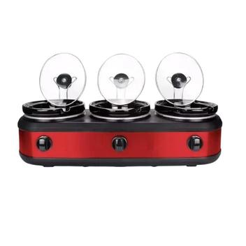 Rechaud Triplo Buffet Elétrico De Aço Inox Vermelho 220V - Member's ...