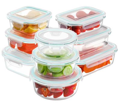 Recipientes de vidro para armazenamento de alimentos HOMBERKING ...