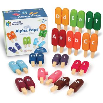 Recursos de aprendizagem Smart Snacks Alpha Pops, Alphabet Matching ...