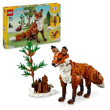 Red Fox Owl Squirrel 3 Em 1 LEGO Creator Animais Da Floresta DIY ...