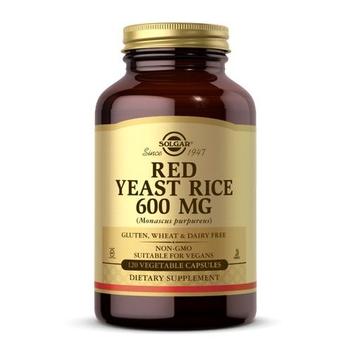 Red Yeast Rice 120 V Cápsulas da Solgar (pacote com 6) - Zinco ...
