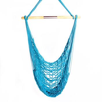 Rede Cadeira Trançada Azul Celeste - CANTODASREDES.COM - Rede de ...