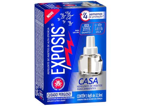 Refil de Repelente Elétrico Líquido Exposis Casa 32,9ml - Repelente ...