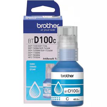 Refil de tinta Brother BTD100C, Capacidade 48.8ml, Ciano - Refil de ...