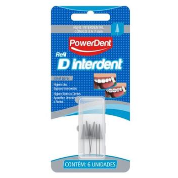 Refil ID Interdent Conica com 6 unidades - Powerdent - Escova ...