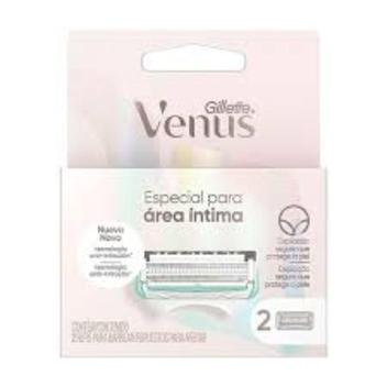 Refil para Aparelho de Depilar Gillette Venus Especial para Área Íntima 2 Unidades - Aparelho de ...