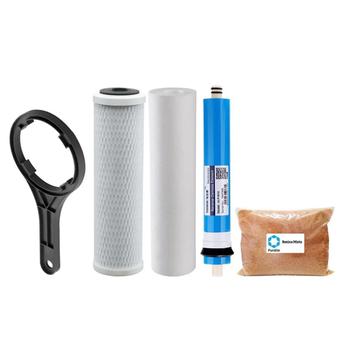 Refil Troca Filtro Osmose Reversa 4 Estágios 5 Micras 50gpd - Br Fish ...