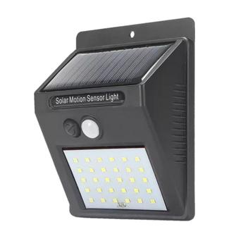 Refletor De Parede Solar 20 Led Com Sensor De Luz - LUMINARIA E CIA ...