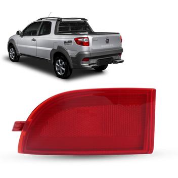 Refletor Lanterna Olho de Gato Para-Choque Traseiro Fiat Strada 2015 ...