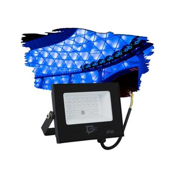 Refletor Led 50w Eco Prova D'água Ip66 Azul Bivolt - MGC - Refletor ...