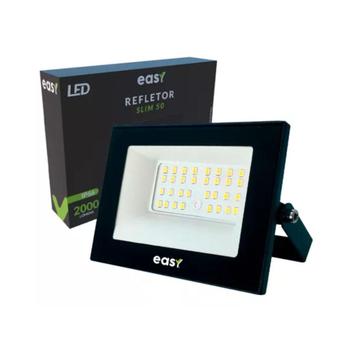 Refletor Led Easy 50W Bivolt 6500K Preto - Refletor - Magazine Luiza