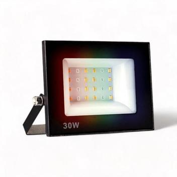 Refletor Led Smd 30W Rgb Com Controle - Mgc - Refletor - Magazine Luiza