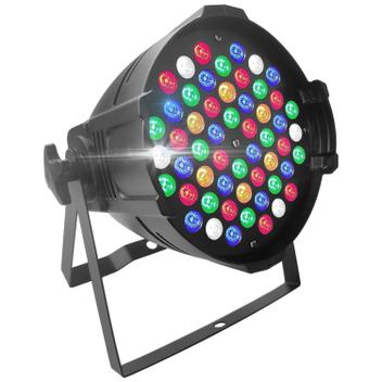 Refletor Par Led Rgbwa 54 Leds 3w Dmx Optipar Alumínio - SOG - Refletor ...