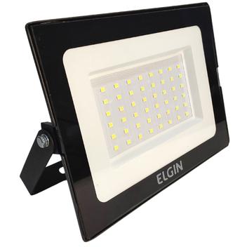 Refletor Projetor Led 50w 6500k Bivolt Branco Frio Holofote Para Jardim Quadra Quintal Campo ...
