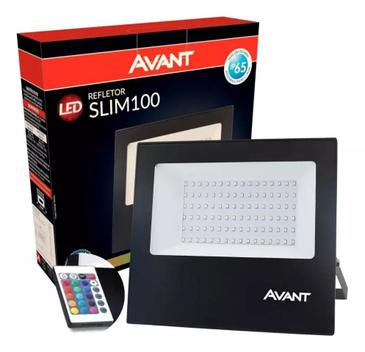 Refletor Slim LED 100w RGB - Avant - Refletor - Magazine Luiza
