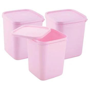 Refri Line Quadrado 1,8L Rosa Tupperware - Pote - Magazine Luiza