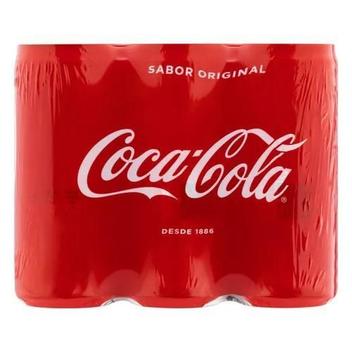 Refrigerante Coca Cola Fardo Com 6 Latas 310Ml - Coca-cola ...