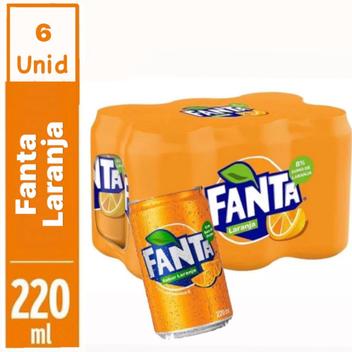 Refrigerante Fanta 220 ml Sabor Laranja e Uva Pack 6 Un. - Refrigerante - Magazine Luiza