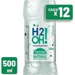 Refrigerante H2Oh Limoneto Pet 500ml Caixa C/ 12 Un - AMBEV ...