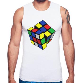 Regata Cubo Mágico - Foca na Moda - Regata Masculina - Magazine Luiza