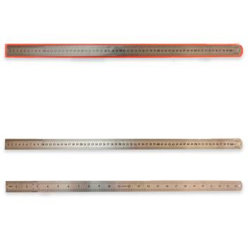 Régua de Aço Inox de 60 cm - clamak - Régua Escolar - Magazine Luiza