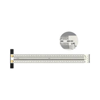 Régua de Buraco Tipo T de Aço Inoxidável - Medidor de Inscrição em ...