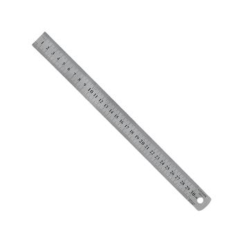 Regua Graduada em Aço 30cm Keramik 28511 - Régua Escolar - Magazine Luiza