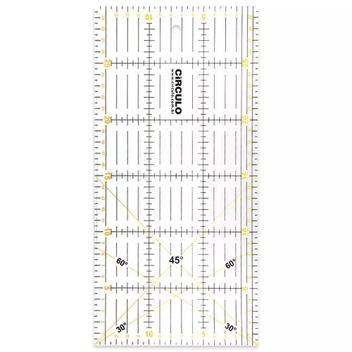 Regua Patchwork 30X15Cm Acrilico- Circulo - Régua para Patchwork - Magazine Luiza